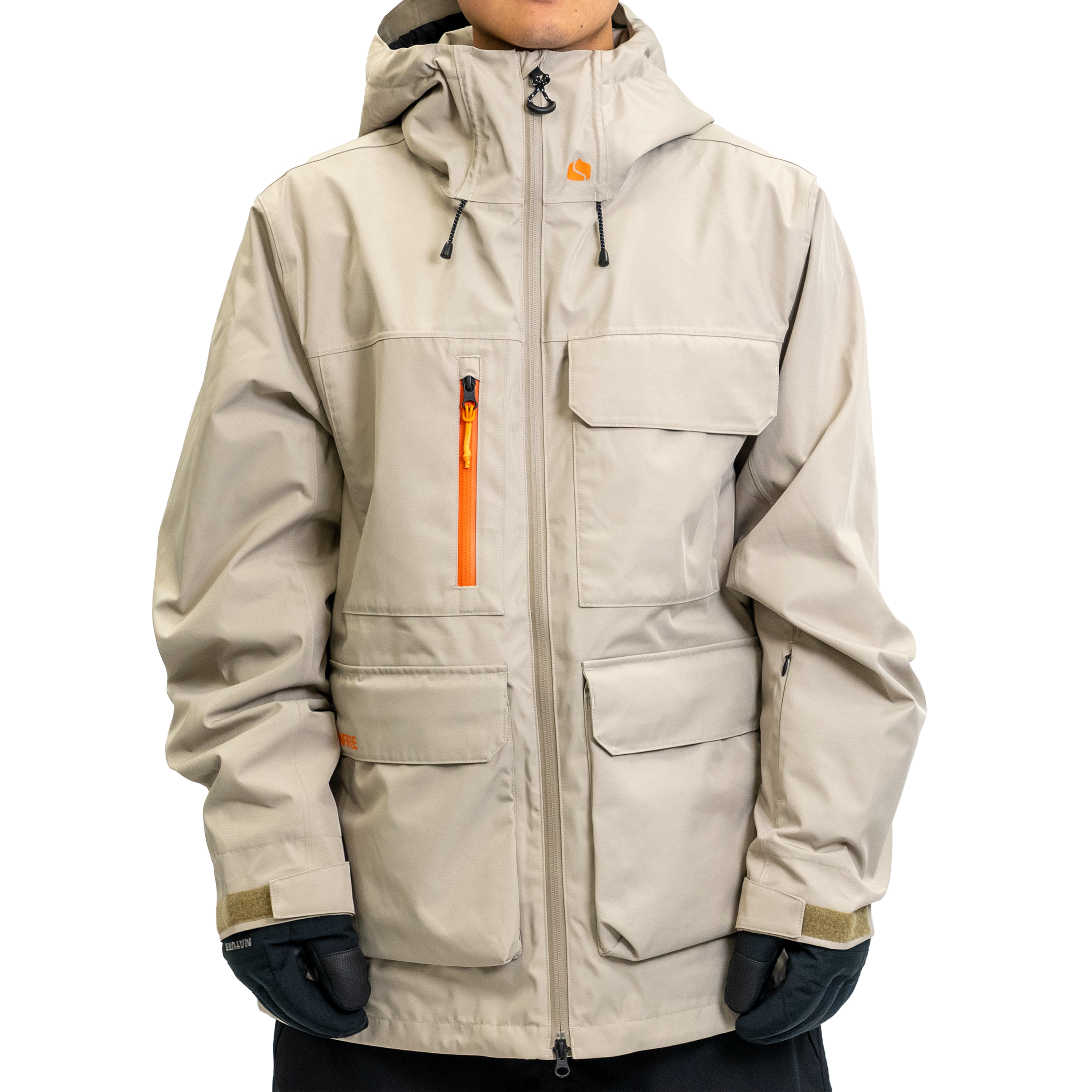 PITCH SHELL JACKET - LIGHT BEIGE – Bonfire Outerwear PITCH SHELL JACKET - LIGHT BEIGE – Bonfire Outerwear