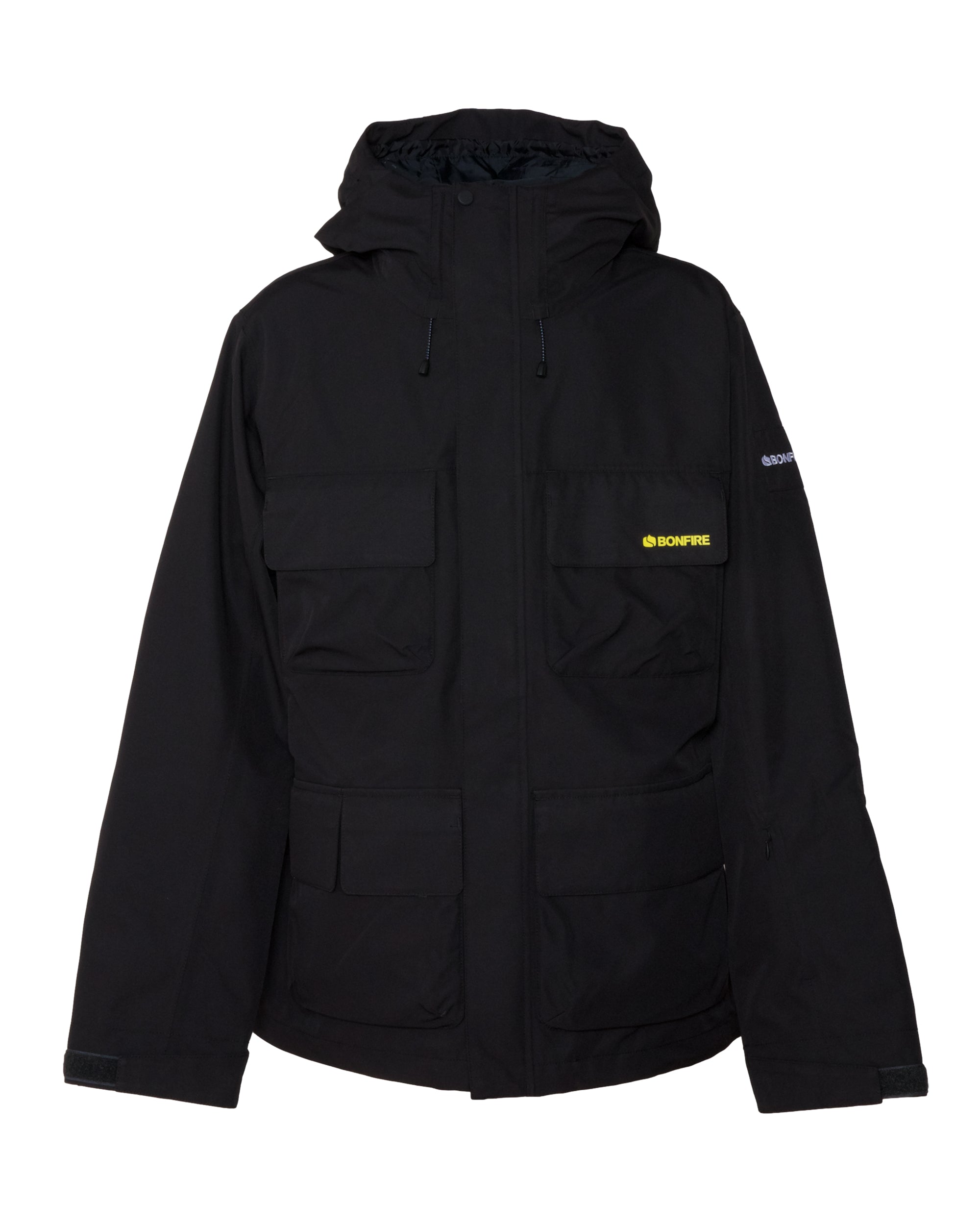 PITCH SHELL JACKET - BLACK – Bonfire Outerwear